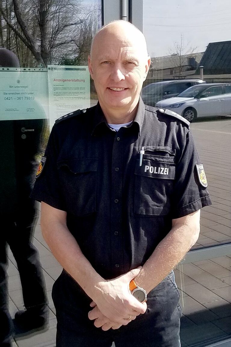 Fred Schlichting ist Kontaktpolizist in Farge-Rekum